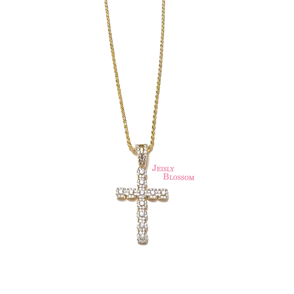 Hadley Cross Necklace – Jeisly Blossom